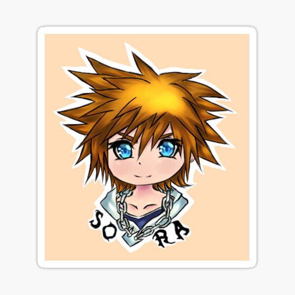 "kingdom hearts- Sora" Sticker by Ami93 | Redbubble