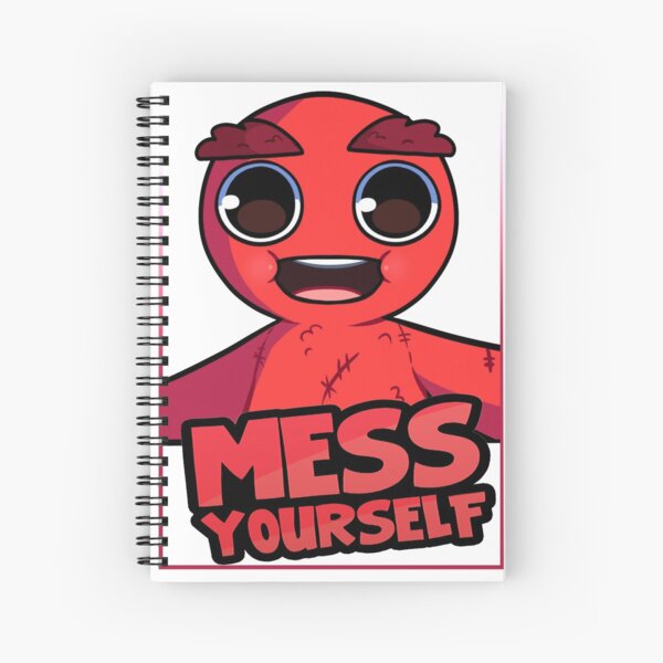 "MessYourself" Spiral Notebook for Sale by scottsullivan3 | Redbubble