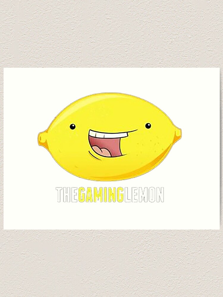 "The gaming lemon" Art Print by scottsullivan3 | Redbubble