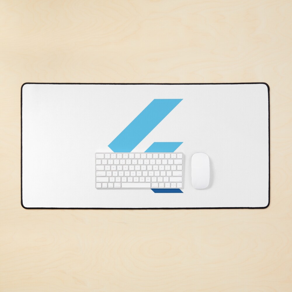 "Flutter Logo for Flutter/Dart Software Developer (White)" Poster for Sale by hellkni9ht | Redbubble