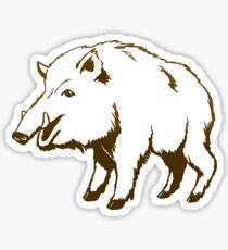 Wild Boar Stickers | Redbubble