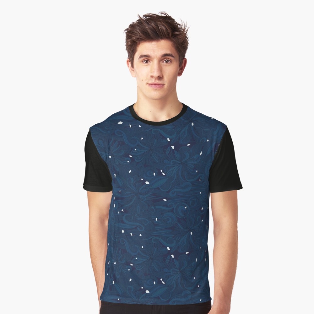 "icy midnight ocean" T-shirt for Sale by scrummy | Redbubble | ocean ...