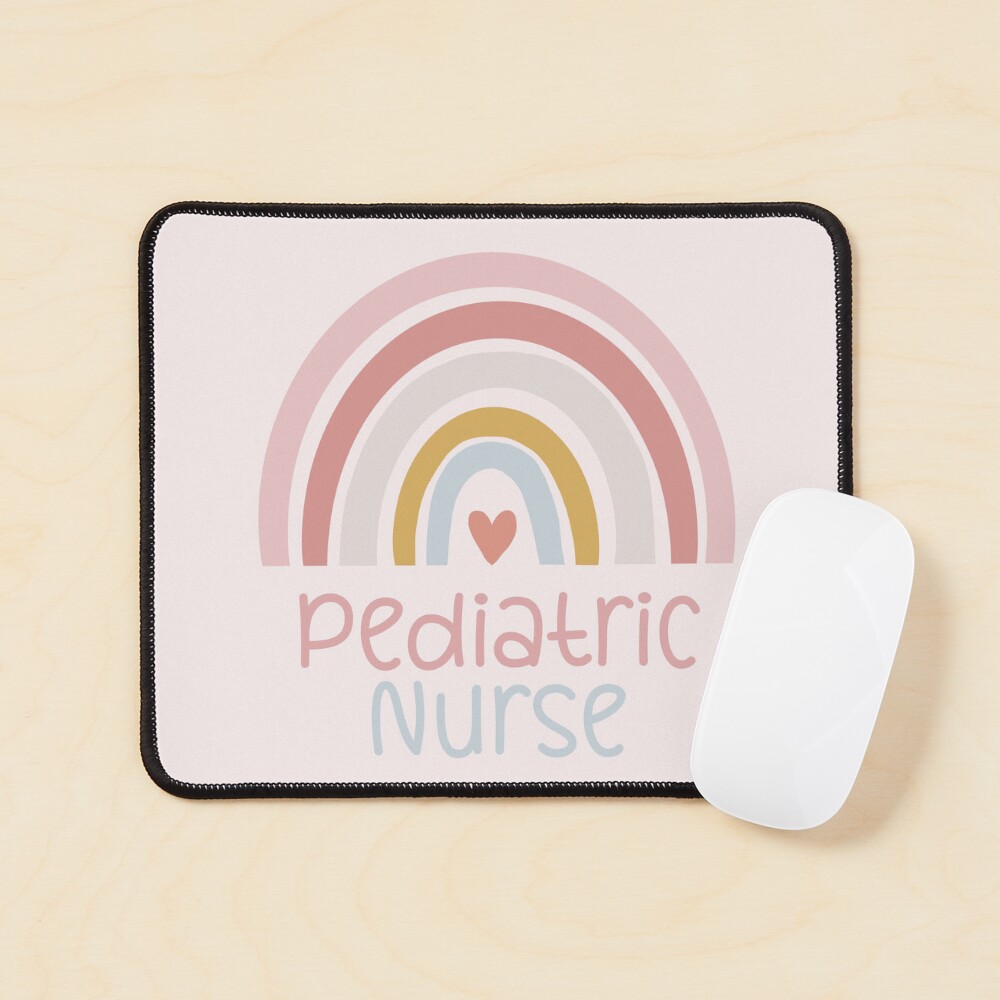 "Cute Pediatric Nurse Boho Rainbow | Childrens Nurse | Pediatric ER ...