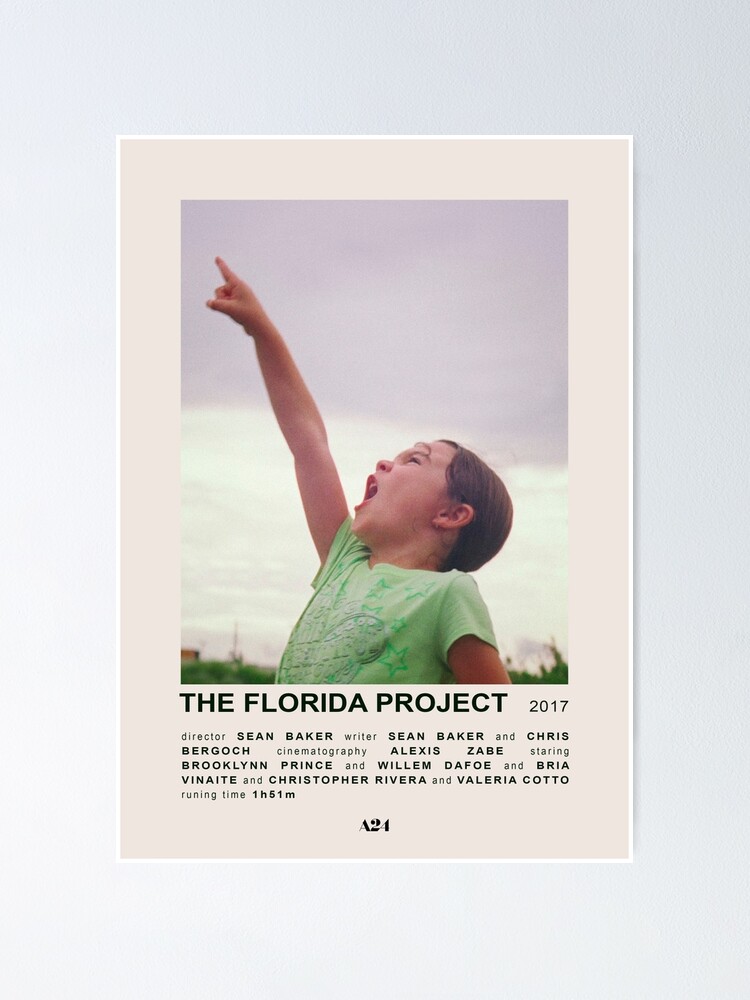 "The Florida Project Movie Poster" Poster for Sale by Martim Quary ...