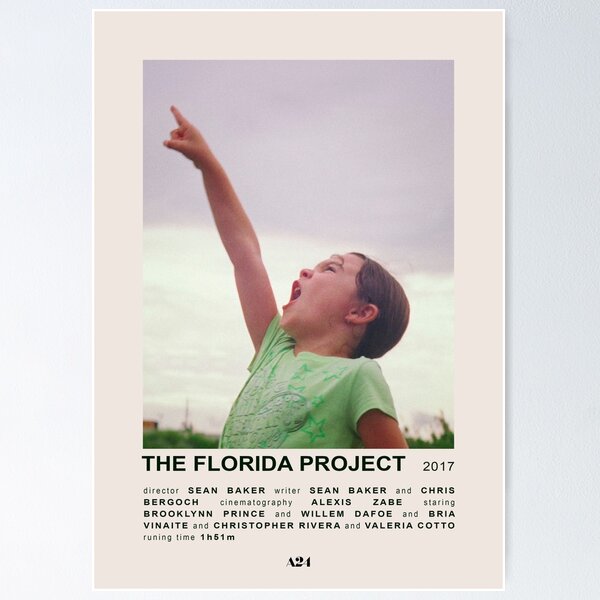"The Florida Project Movie Poster" Poster for Sale by Martim Quary ...