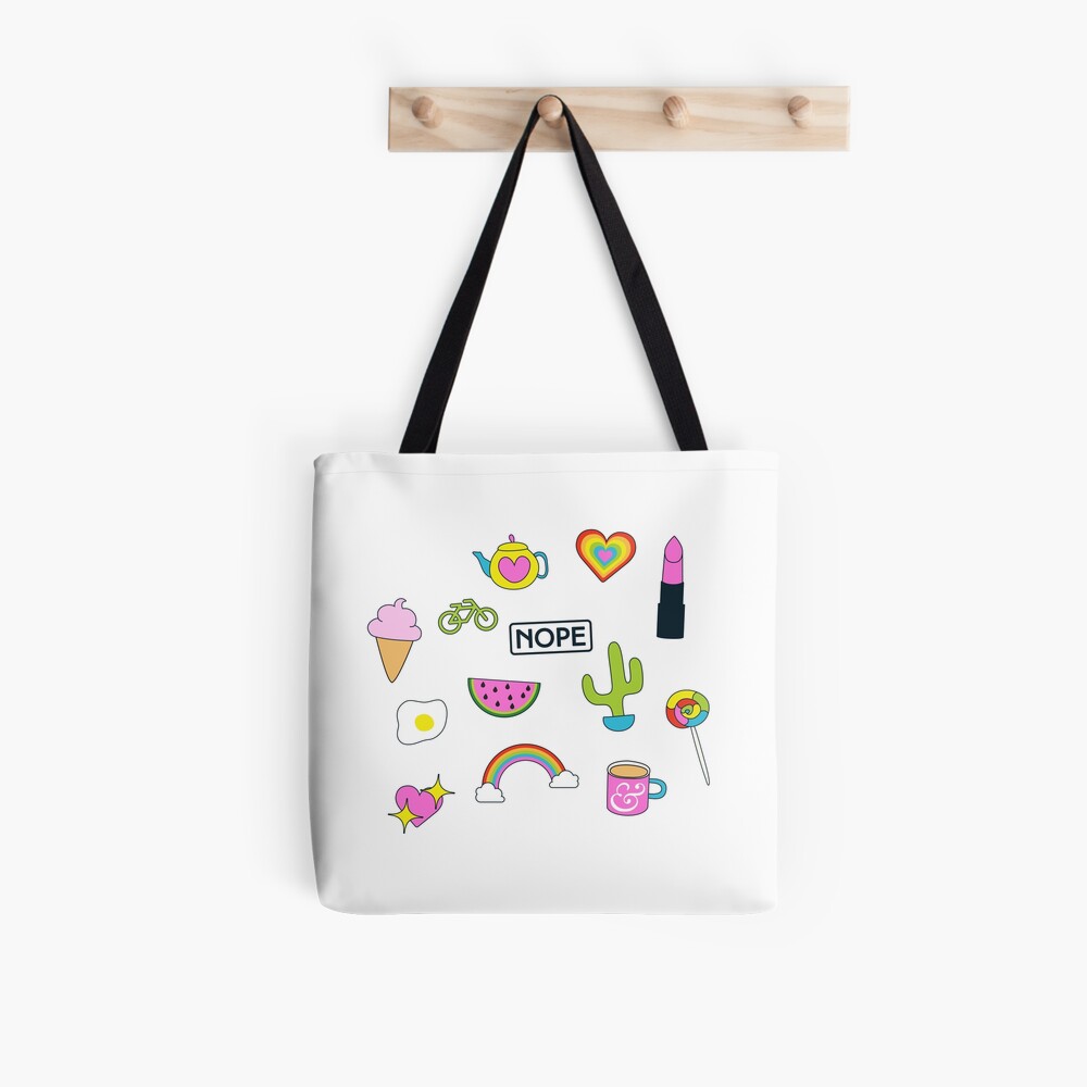"Awesome Sticker Set" Tote Bag for Sale by s3xyglass3s | Redbubble