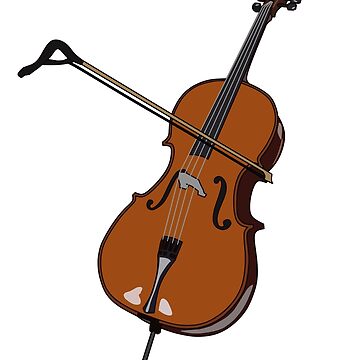"Cello cartoon illustration" Art Board Print for Sale by Misscartoon ...