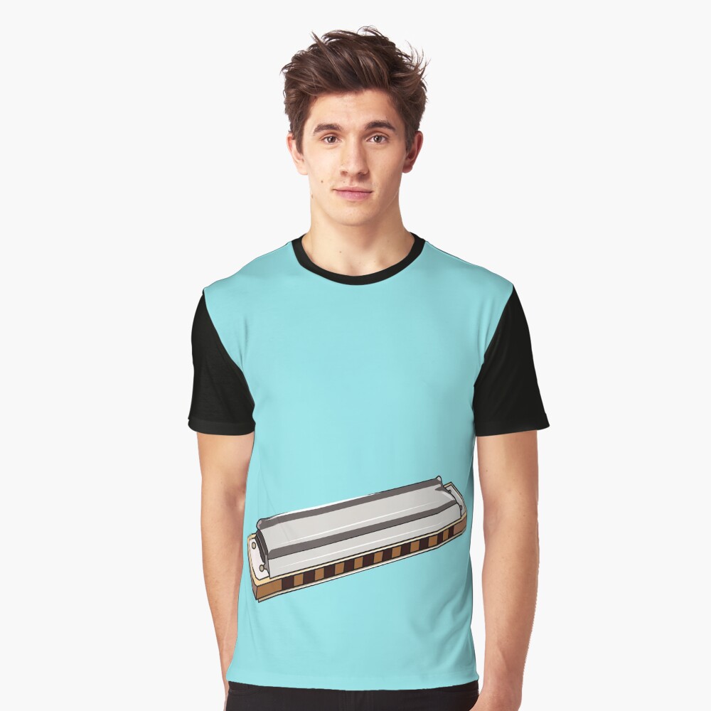 "Harmonica cartoon illustration" Sticker for Sale by Misscartoon ...