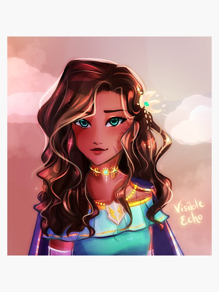 "Biana Vacker KOTLC" Sticker for Sale by VisibleEcho | Redbubble