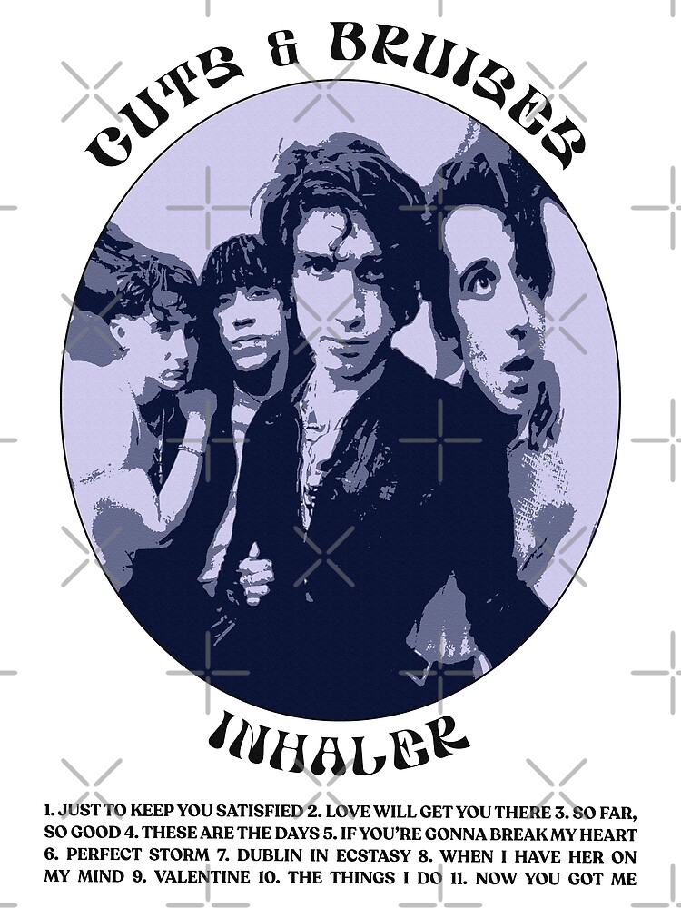 "Cuts & Bruises - Inhaler" Poster by arlou | Redbubble
