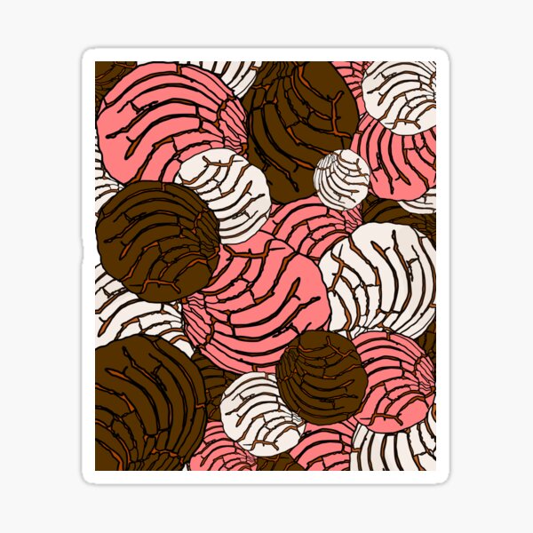 "Concha Mexican Bread Bakery Sweets Pan Dulce" Sticker for Sale by ...