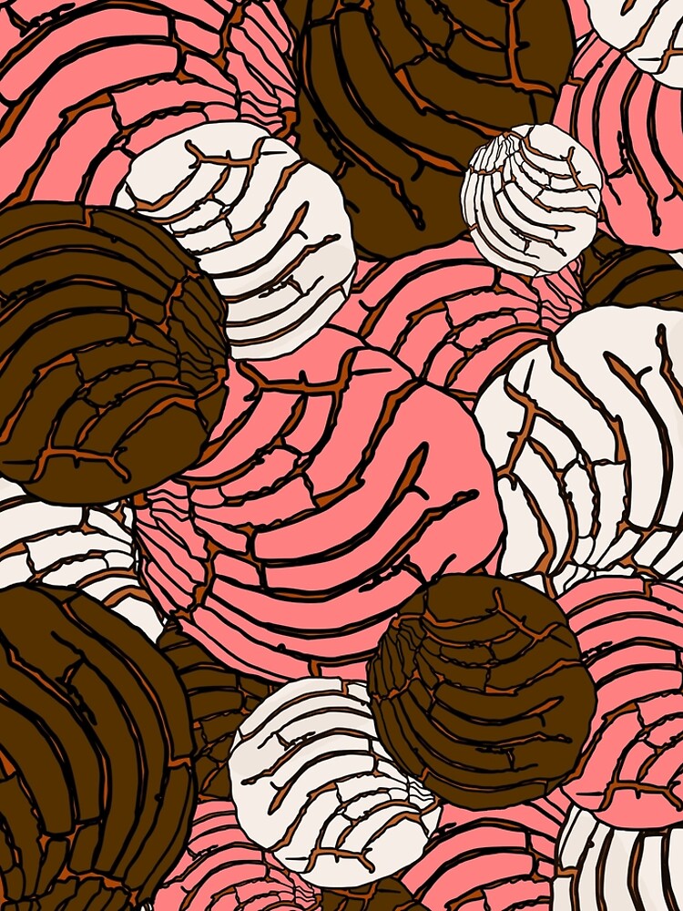 "Concha Mexican Bread Bakery Sweets Pan Dulce" Leggings by ...