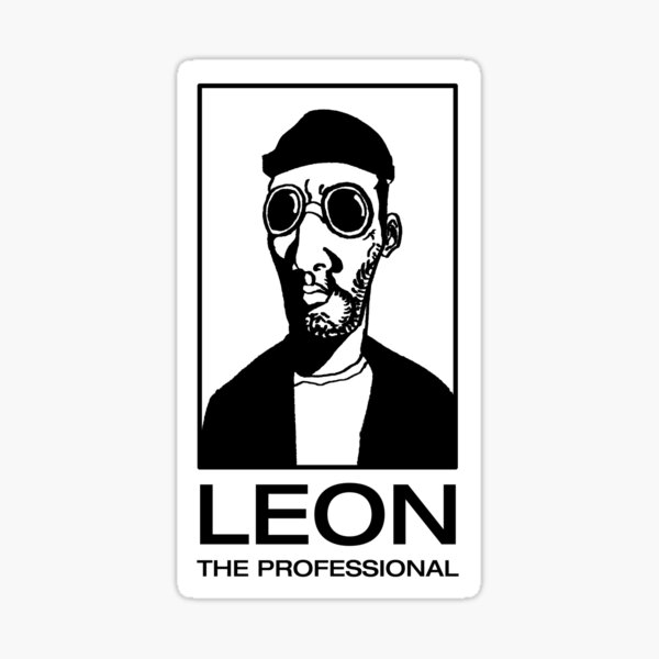 "Leon: The Professional" Sticker for Sale by DirkDigglerr | Redbubble