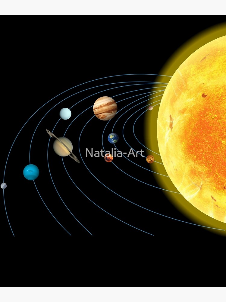"Solar System Planets" Art Print for Sale by Natalia-Art | Redbubble