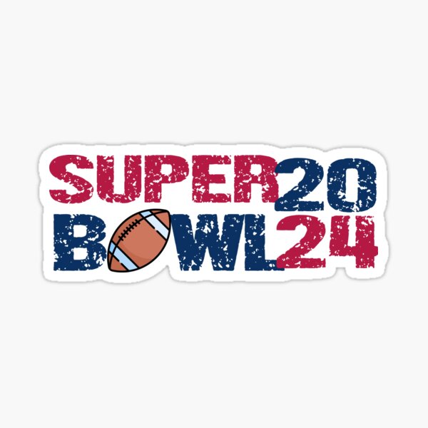"Super Bowl 2024" Sticker for Sale by IdeasForFreedom | Redbubble