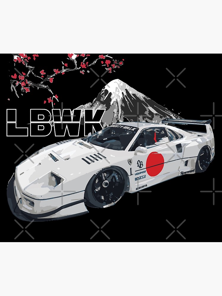 "f40 japan rising sun slammed stanced widebody bosozuku japan LBWK ...