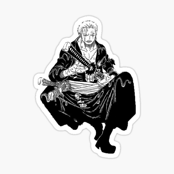 ""Roronoa Zoro"" Sticker for Sale by Francis2315 | Redbubble