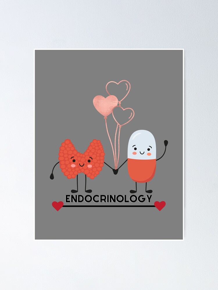 "Endocrinology " Poster for Sale by SkillUp | Redbubble