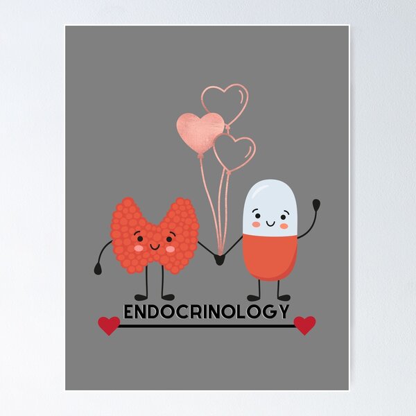 "Endocrinology " Poster for Sale by SkillUp | Redbubble