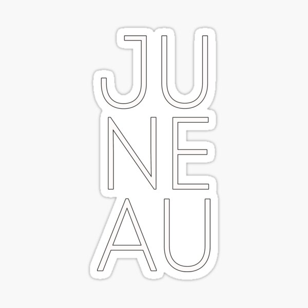 "juneau alaska" Sticker for Sale by Art By A | Redbubble