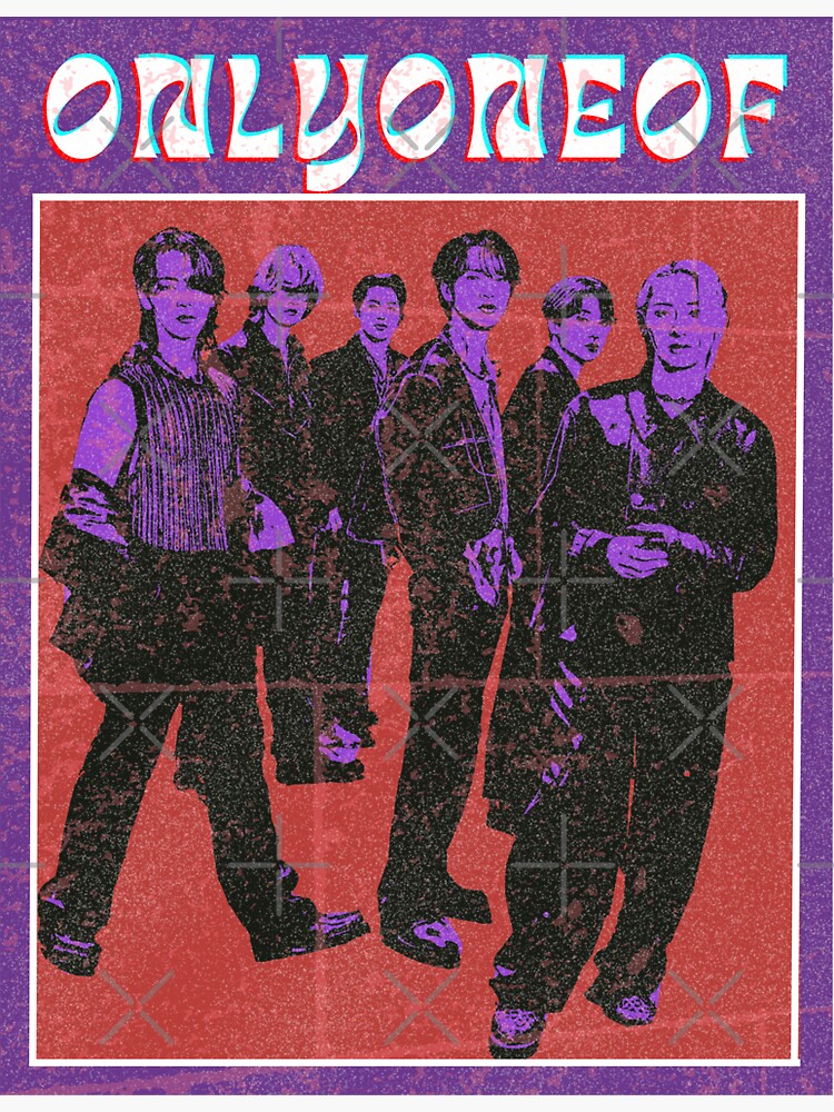 "Only one of kpop korean boyband" Sticker for Sale by RecStore | Redbubble