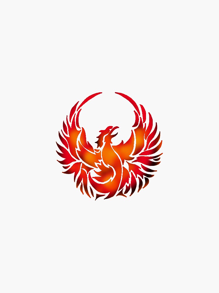 "Phoenix" Sticker for Sale by HaashimZafar | Redbubble