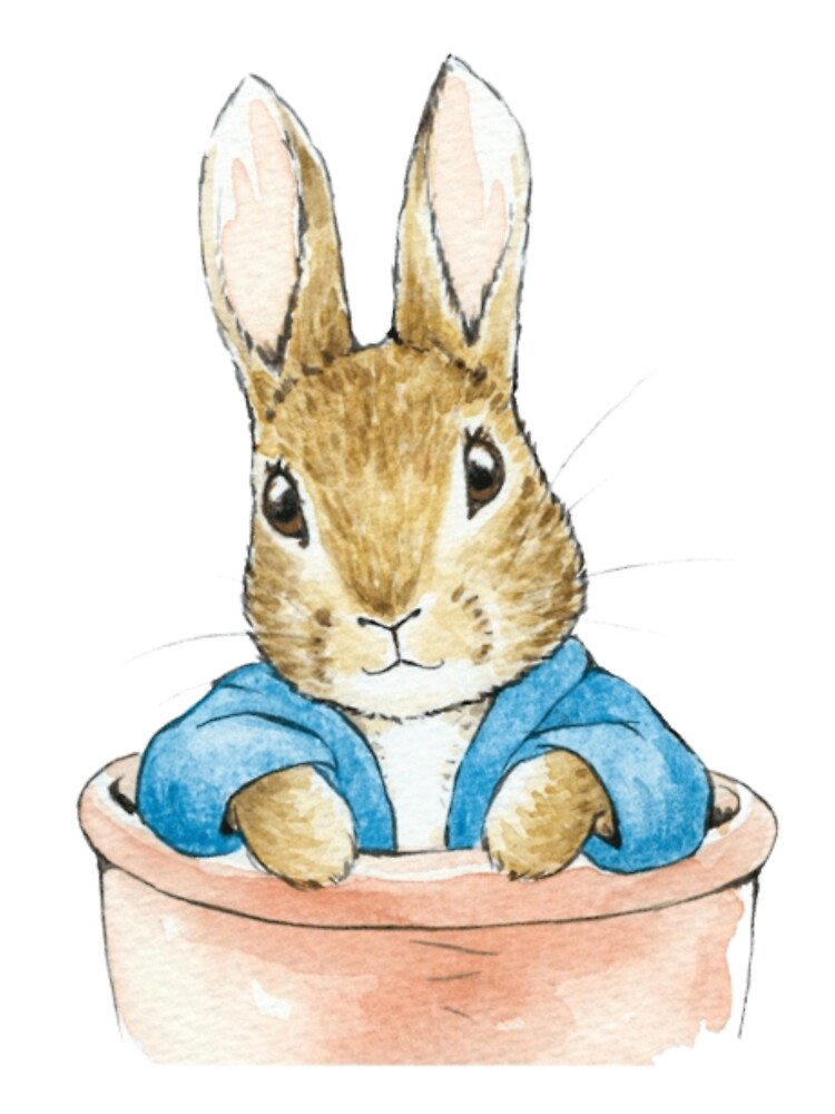 "Watercolor Easter Peter Rabbit with big easter egg" Kids T-Shirt for ...