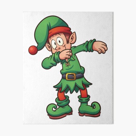 "Dabbing Elf" Art Board Print for Sale by GondesDesign | Redbubble
