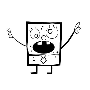 "SpongeBob SquarePants DoodleBob mi hoy Minoy ! " Sticker for Sale by ...