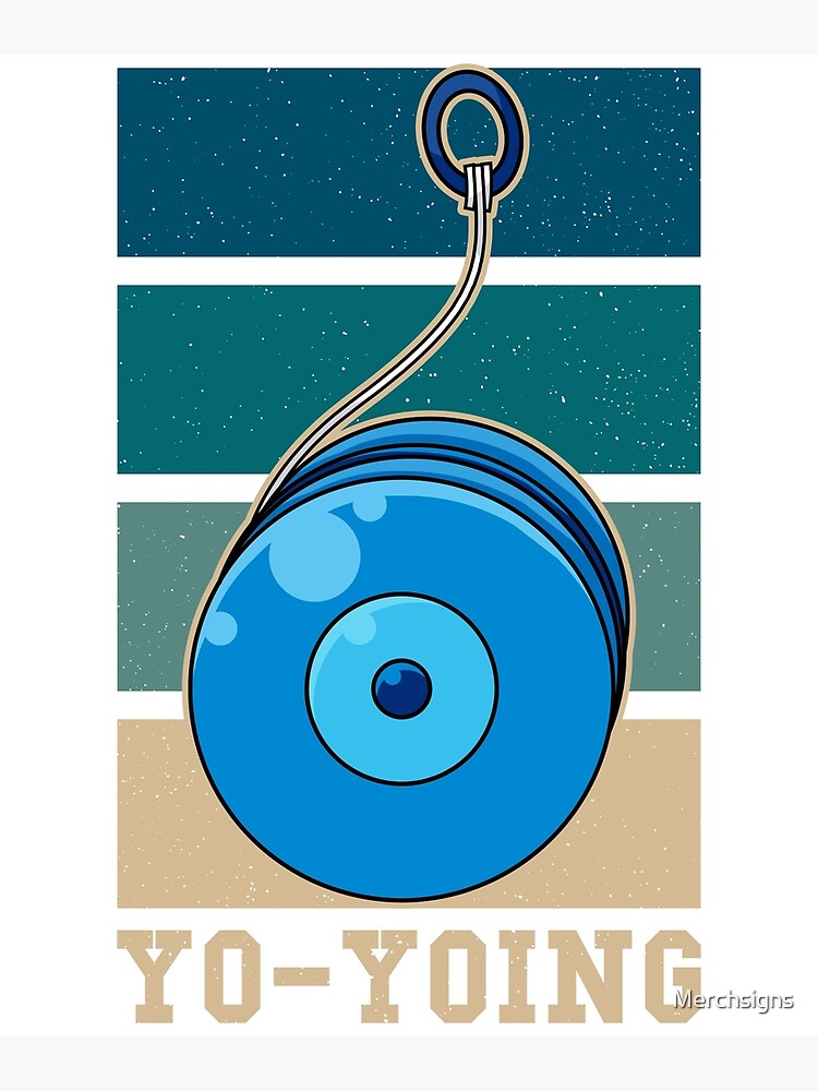 "Retro yoyo world, nostalgic art" Poster for Sale by Merchsigns | Redbubble