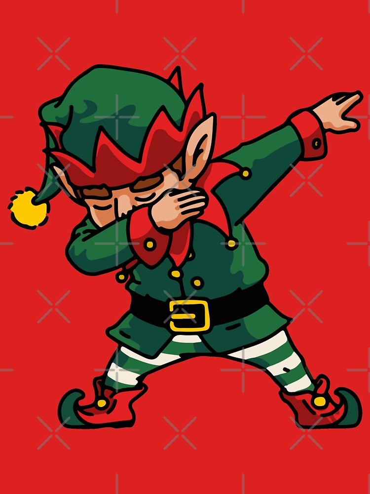 "Christmas Elf DAB" T-shirt for Sale by FrozenFox | Redbubble ...