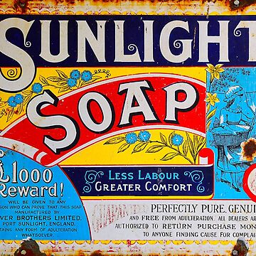 "Sunlight Soap Vintage Sign" Poster for Sale by ea-photos | Redbubble
