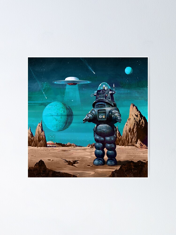 "Forbidden Planet, new design poster " Poster for Sale by Brydson-Art ...