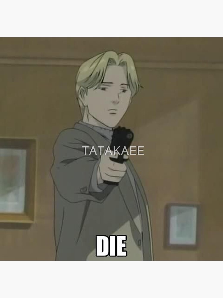 "Monster Johan Liebert" Sticker for Sale by TATAKAEE | Redbubble