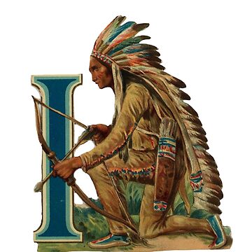 "Letter i Indian Spain India lettering i" Sticker for Sale by Tropical ...