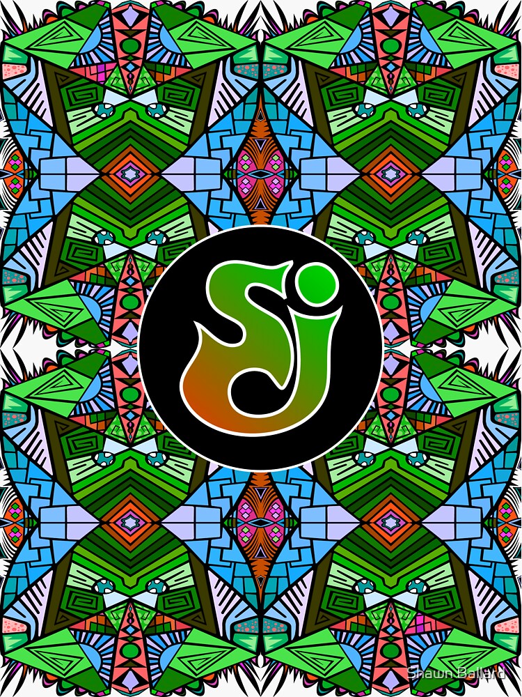 "String Cheese Incident - Trippy Pattern 6" Sticker by khaotehk | Redbubble