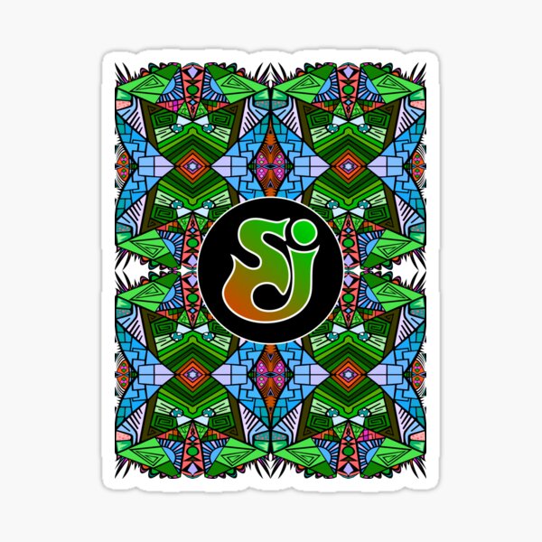 "String Cheese Incident - Trippy Pattern 6" Sticker by khaotehk | Redbubble
