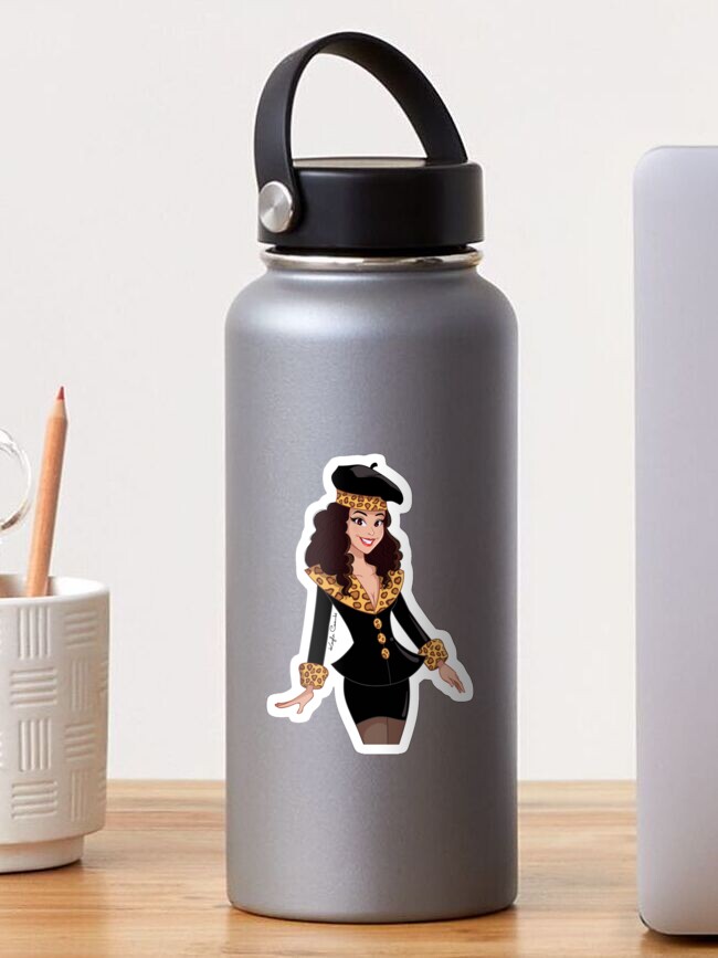 "Fran Fine Leopard Hat" Sticker for Sale by Kayla Coombs | Redbubble