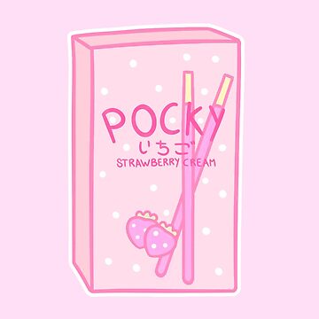 "Pink Pocky" Stickerundefined by layar5 | Redbubble