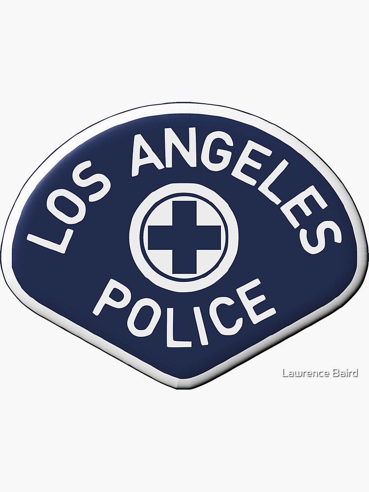 "LAPD Traffic" Sticker for Sale by lawrencebaird | Redbubble