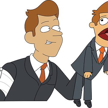 "Brett & Little Brett - Inside Job" Sticker for Sale by Inna Zoldyck ...