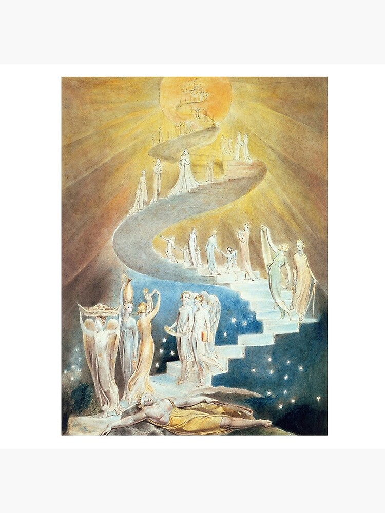 "Jacob's Ladder (William Blake)" Photographic Print by MozzarellaTees ...