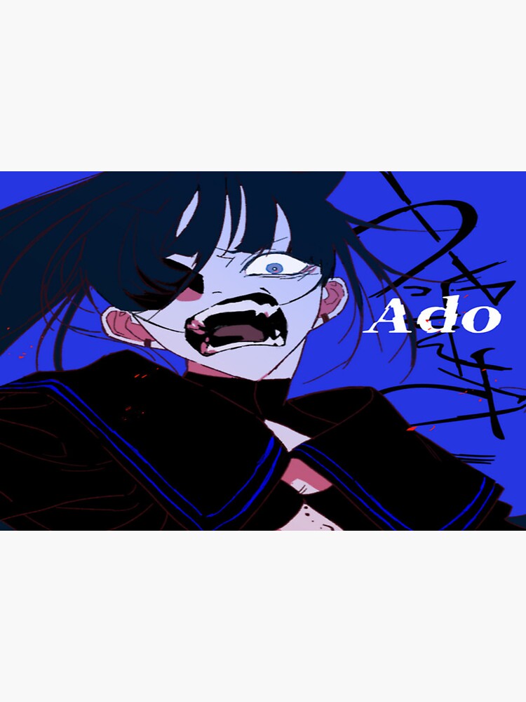 "Ado Usseewa" Sticker for Sale by QueerMess | Redbubble