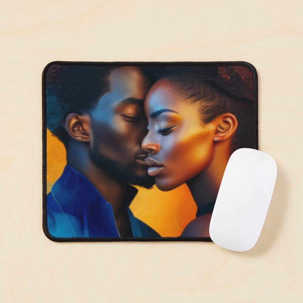 "Black Couple Print Wall Art - Romantic Home Decor - Diversity ...