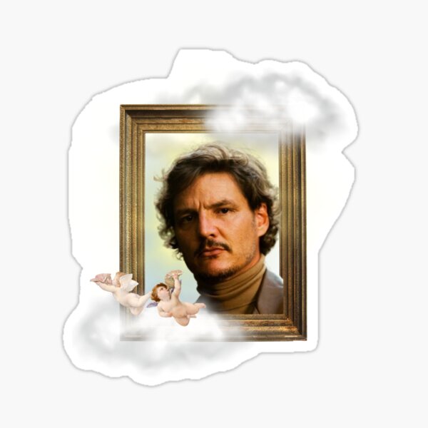 "Pedro Pascal " Sticker for Sale by mysticcryptic | Redbubble
