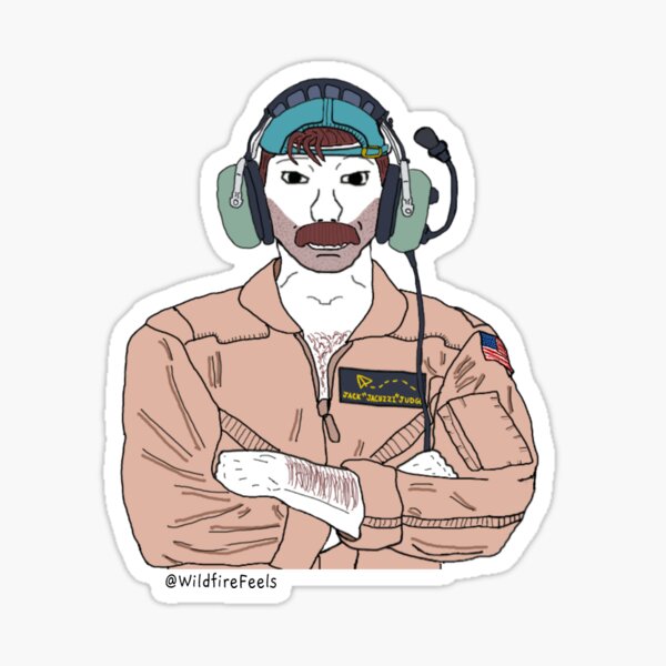 "Air Tanker Pilot" Sticker for Sale by WildfireFeels | Redbubble