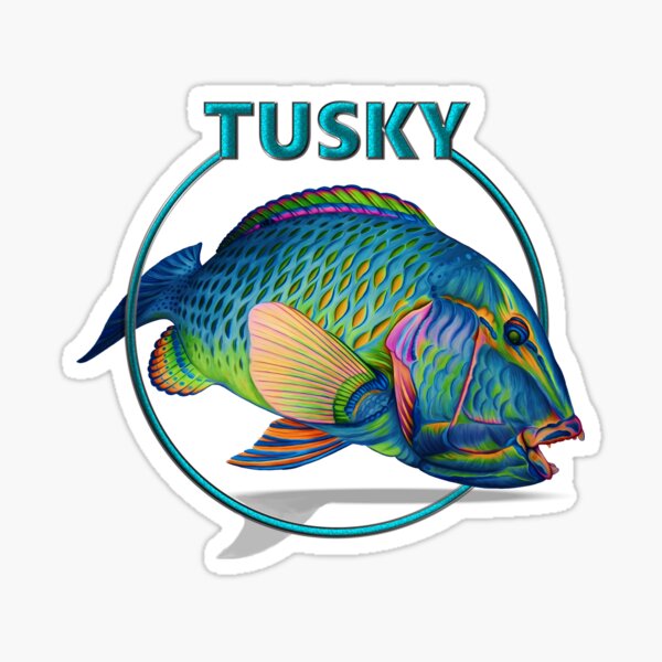 "Tusky" Sticker for Sale by Paul Kyriakides | Redbubble