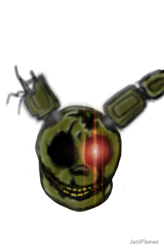 "Springtrap Head" by JackFlamez | Redbubble