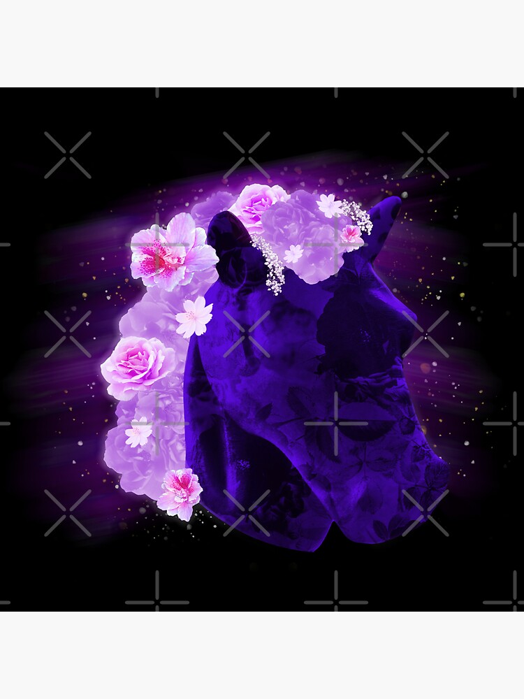 "A Horse's Crown: Violet" Sticker for Sale by JadenDCreative | Redbubble
