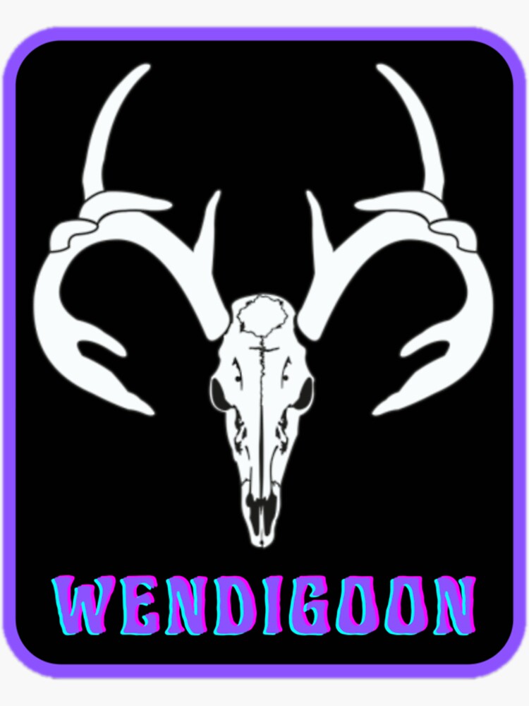 "Wendigoon " Sticker for Sale by DanielRichardss | Redbubble